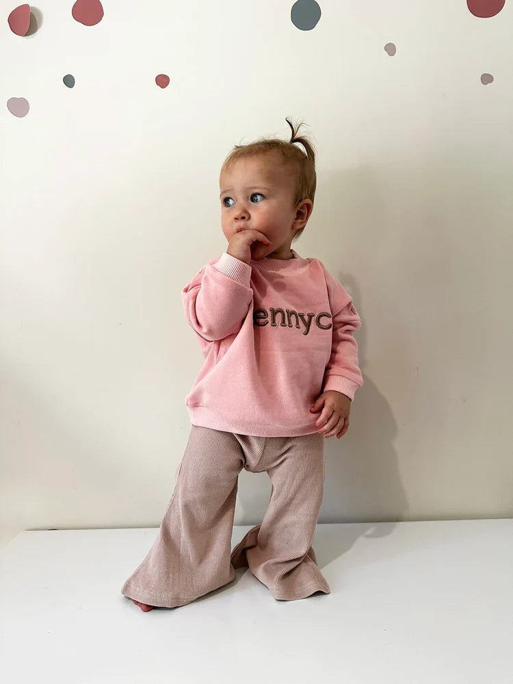 Lennyco - Baby Flares | Dusty Pink – My Little Wardrobe