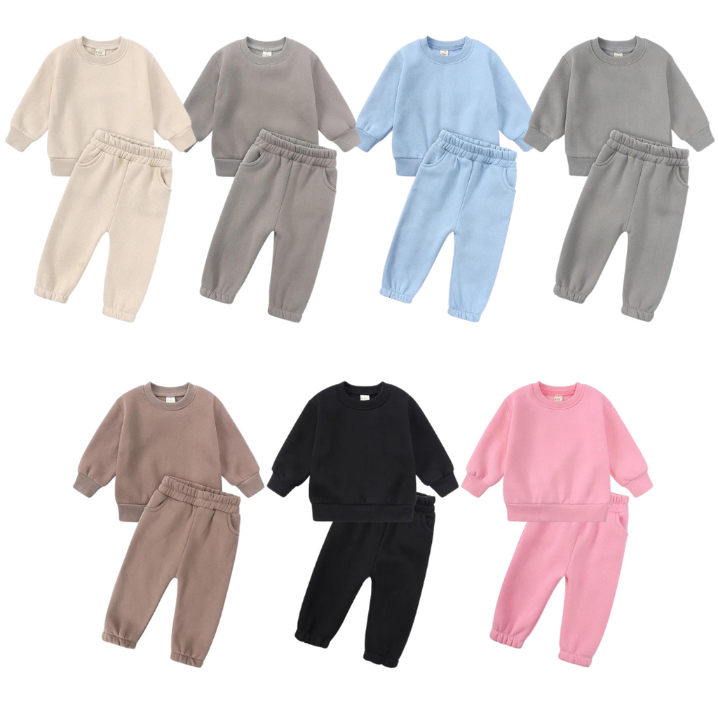 Fleecy Basic Tracksuits | 7 Colours – My Little Wardrobe