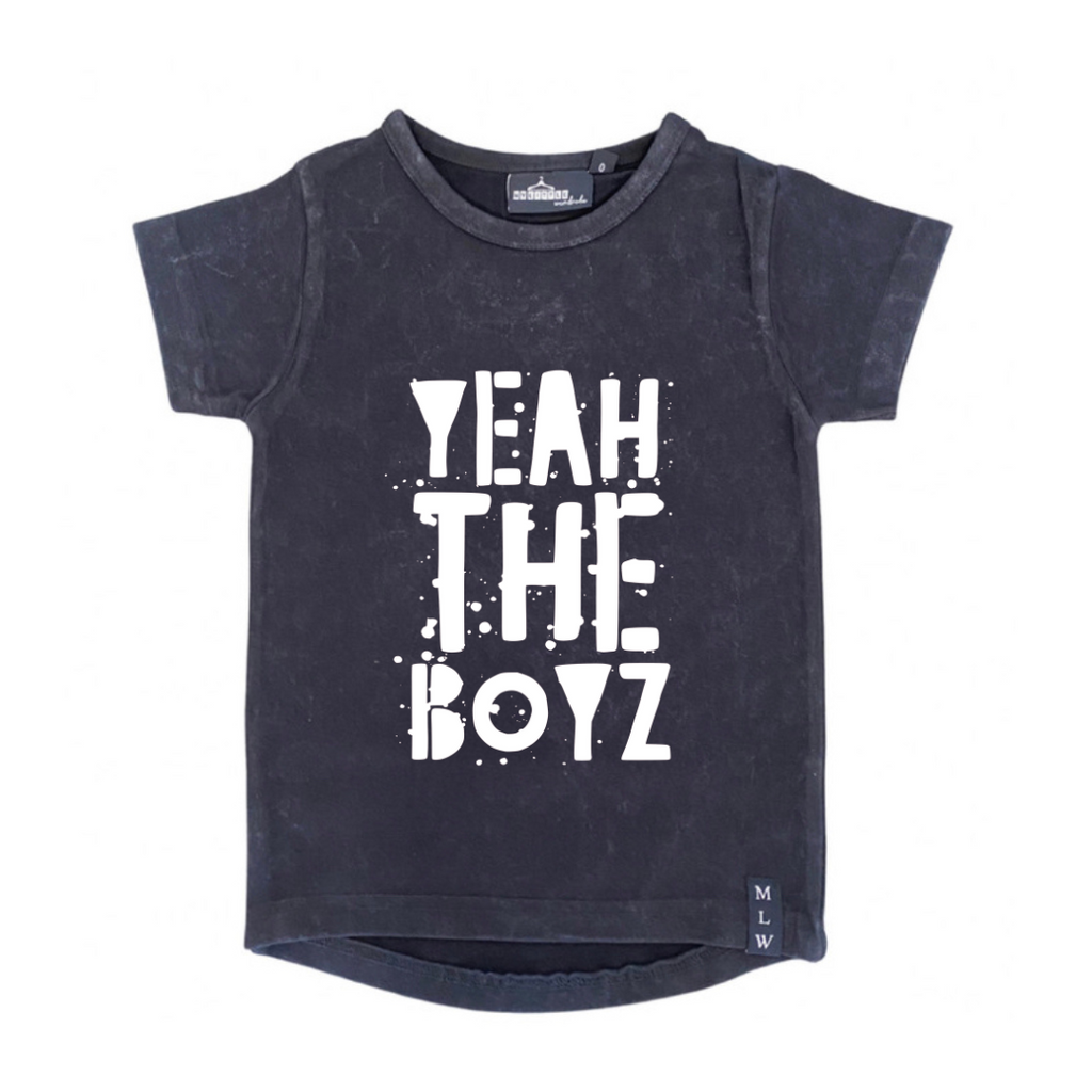 MLW By Design - YTB Stonewash Tee | Black or Sand – My Little Wardrobe